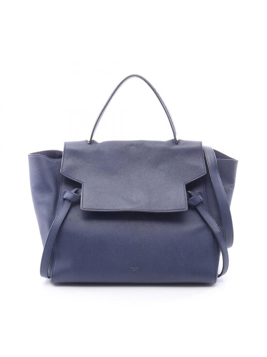 Celine | Bags | Celine Belt Bag Mini Navy Leather | Poshmark